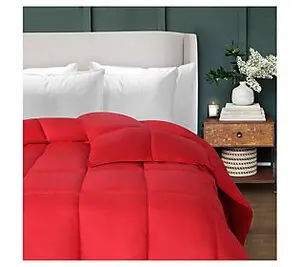 SUPERIOR Reversible Down Alternative Comforter, F/q