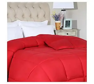 SUPERIOR Reversible Down Alternative Comforter, F/q