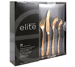 Gibson Elite Stonehenge 20-piece Flatware Set
