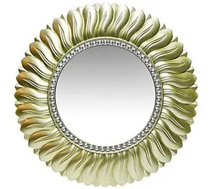 INFINITY Instruments 21.5' Round Wall Mirror, G Old - One-color