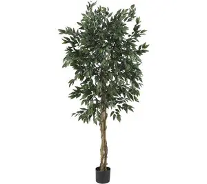 NEARLY NATURAL 5' Smilax Silk Tree By - One-color