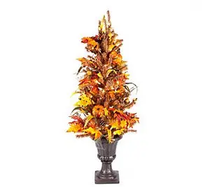 GERSON INTERNATIONAL 46'h Prelit Fall Harvest Tree Gerson Co - One-color