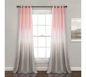 LUSH DECOR Umbre Fiesta Room Darkening Window Curtains Ush Decor - One-color