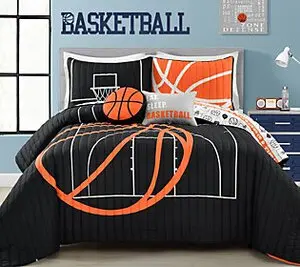 LUSH DECOR Basketball Game Full/queen Quilt Set Lush De Cor - One-color