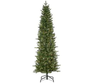 GERSON INTERNATIONAL 7.5' Natural Cut Narrow Saginaw Pine W/ Lightsby Gerson Co - One-color
