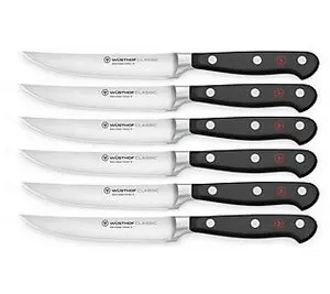 WUSTHOF 6 Piece Classic Steak Knife Set - One-color