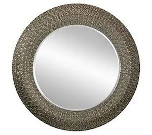 VALERIE PARR HILL Beveled Design Round Mirror Valerie - One-color