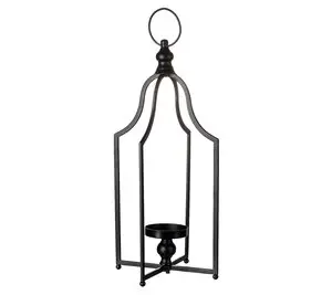 GLITZHOME Modern Farmhouse Open Scroll Lantern Medium