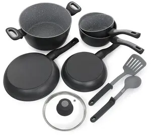 OSTER 10 Piece Non-stick Aluminum Cookware Set - One-color