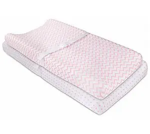 ELY'S & CO. Pink Changing Pad Cover & Cradle Sh Eet Set - One-color