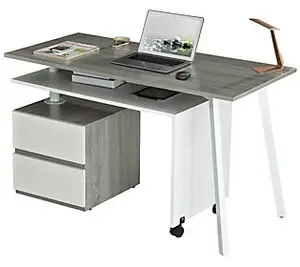 TECHNI MOBILI Rotating Multi-positional Modern Desk