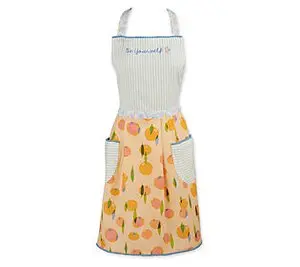 DESIGN IMPORTS Orange Zest Printed Apron - One-color