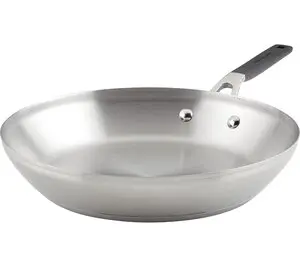 KITCHENAID 12' Stainless Steel Frying Pan - Silver