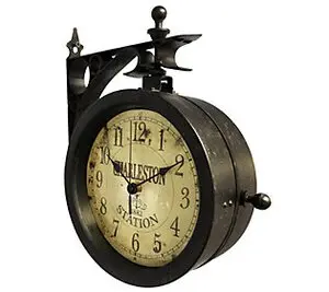 INFINITY Instruments Charleston Outdoor Double- Sided Clock