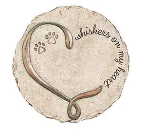 EVERGREEN Enterprises Whiskers On My Heart, Gar Den Stone - One-color