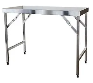 SPORTSMAN Series Stainless Steel Portable Foldi Ng Work Table - Silver