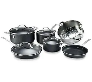 GRANITESTONE 10 Piece Non-stick Complete Kitche N Cookware Set - One-color