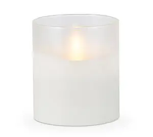 GERSON INTERNATIONAL 3.5' X 4' Wax Led Candle Gerson Co - One-color