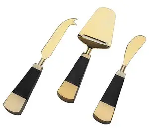 GODINGER Set Of 3 Nero D'oro Cheese Tools - One-color