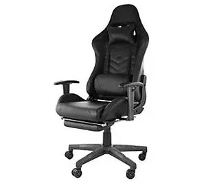 GAMEFITZ Gaming Chair With Footrest