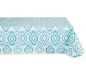 DESIGN IMPORTS 60x84 Ikat Vinyl Tablecloth