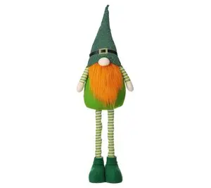 GLITZHOME Telescoping Legs St. Patrick's Day Gn Ome Leprechaun - One-color
