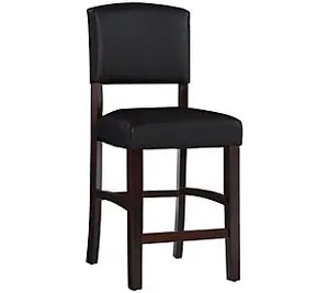 LINON Home Ronin Kitchen Counter Stool W/ Padde D Back & Seat - One-color