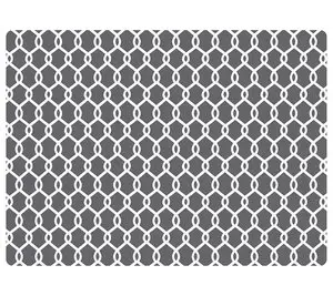 BUNGALOW FLOORING Chain Link Desk Chair Mat - One-color