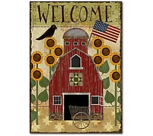 COURTSIDE MARKET Barn Flag 12' X 18' Canvas