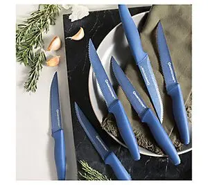GRANITESTONE 6-piece Serrated Steak Knife Set