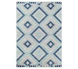 RUGS AMERICA Soleil Br30 Tribal Moroccan 5' X 7 Area Rug - One-color