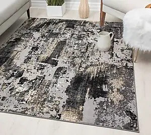 RUGS AMERICA Astor Ad40 Transitional Abstract 5 X 7' Area Rug - One-color