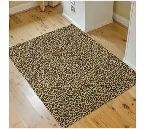 BUNGALOW FLOORING Leopard Desk Chair Mat