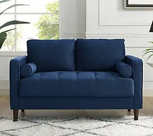 LIFESTYLE SOLUTIONS Lavrik Loveseat Upholstered Fabric - One-color