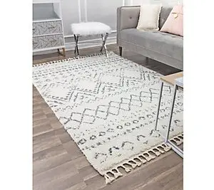 RUGS AMERICA Moon Ms10 Tribal Moroccan 5' X 7' Rea Rug - One-color