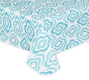 DESIGN IMPORTS 60x102 Ikat Vinyl Tablecloth