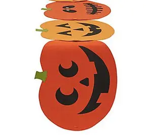 DESIGN IMPORTS Jack-o'-lantern Table Runner/pla Emat