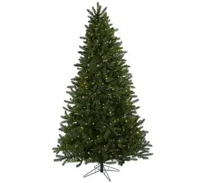 NEARLY NATURAL 7.5' Rembrandt Pre-lit Christmas Tree By - One-color