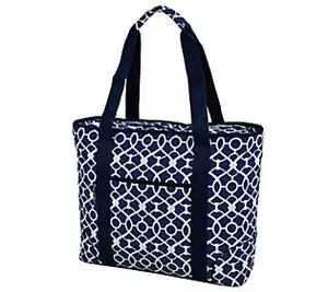 PICNIC AT ASCOT Extra Large Insulated Cooler Ba G, Trellis - One-color