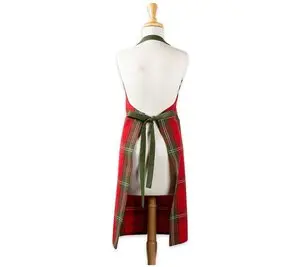 DESIGN IMPORTS Tartan Chef Apron