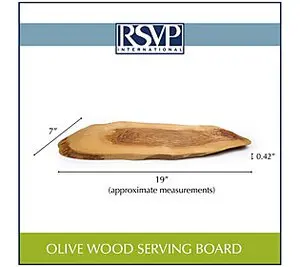 RSVP Olive Wood Serving Board