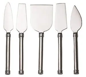 RSVP Set Of 5 Cheese Knives - One-color