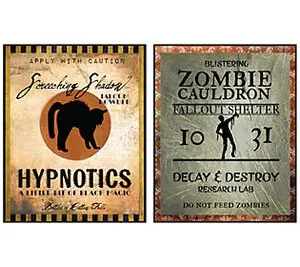 COURTSIDE MARKET Hypnotic & Zombie 26x34 Decal - One-color