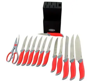 OSTER Lindbergh 14-piece Cutlery Set Red