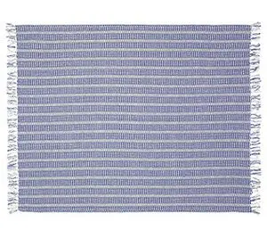 OX BAY TRADING CO. Ox Bay Trading & Supply Co. Blue Highrise Throw Blanket - One-color