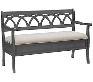 POWELL Dudgeon Storage Bench With Cushion - One-color