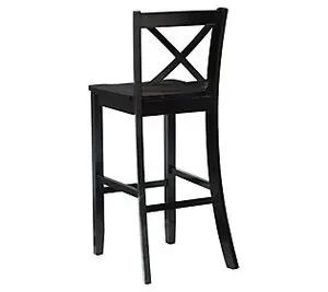 LINON Home Tate X Back Kitchen Bar Stool