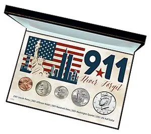 AMERICAN COIN TREASURES 9-11 Never Forget Coin Collection - One-color