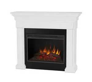 REAL FLAME Emerson Rustic White Indoor Electric Fireplace - One-color