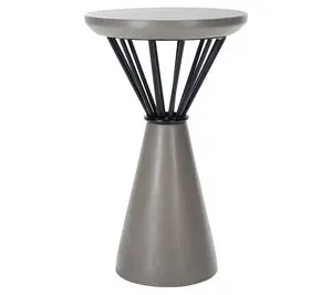 SAFAVIEH Akiko Concrete Accent Table - One-color